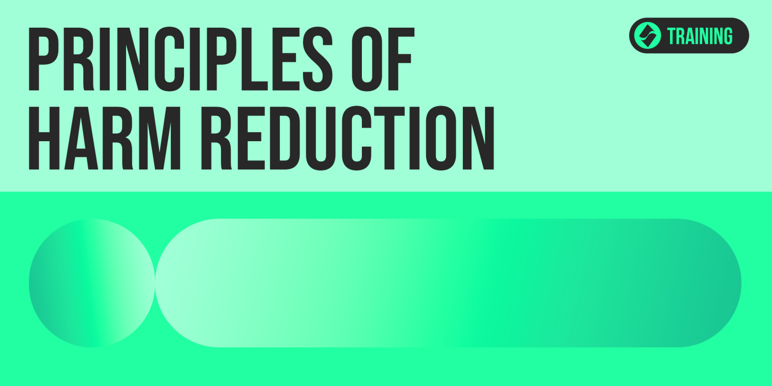 Principles of Harm Reduction – SDF Learning Centre